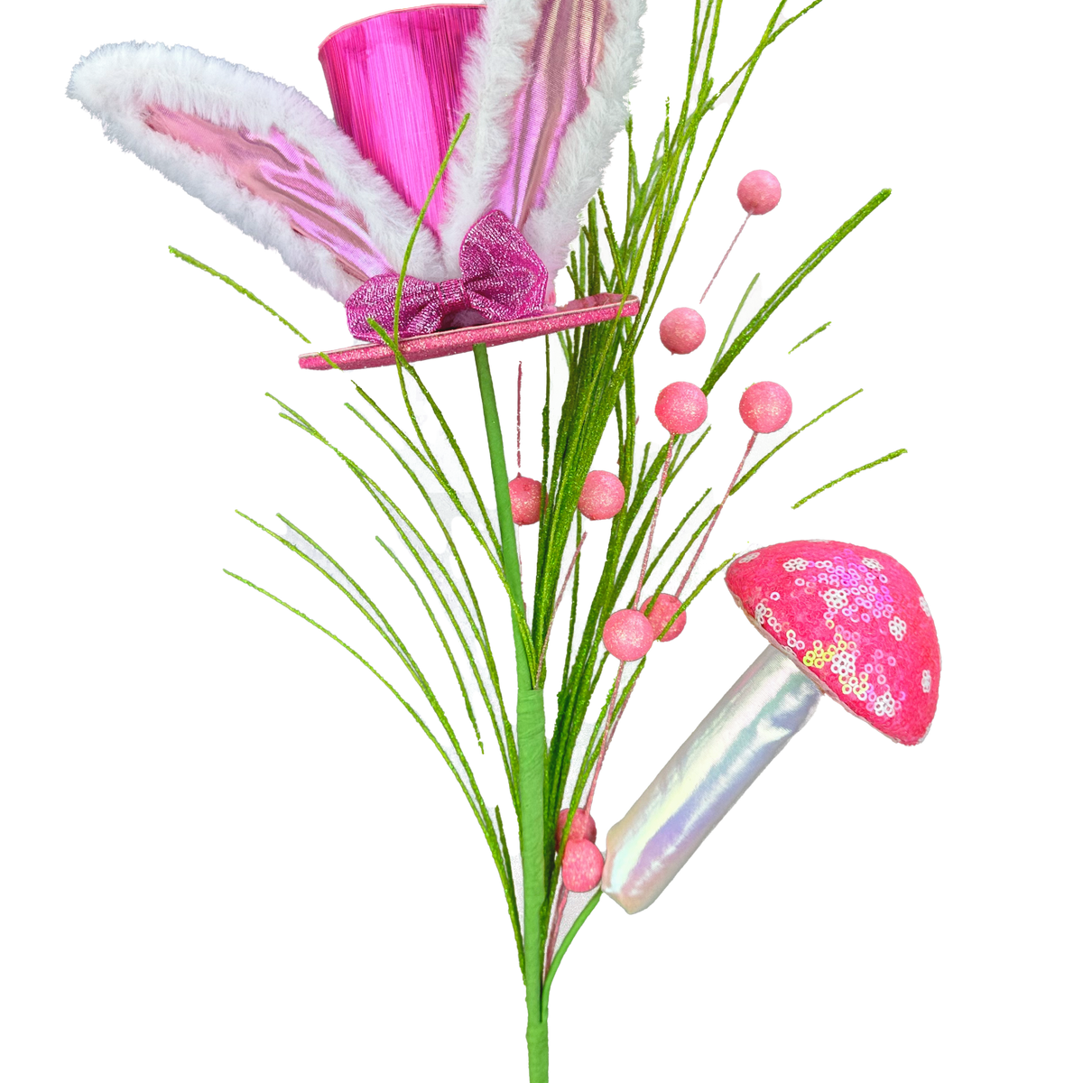 24" Bunny Top Hat Mushroom Spray – Alexander and Company