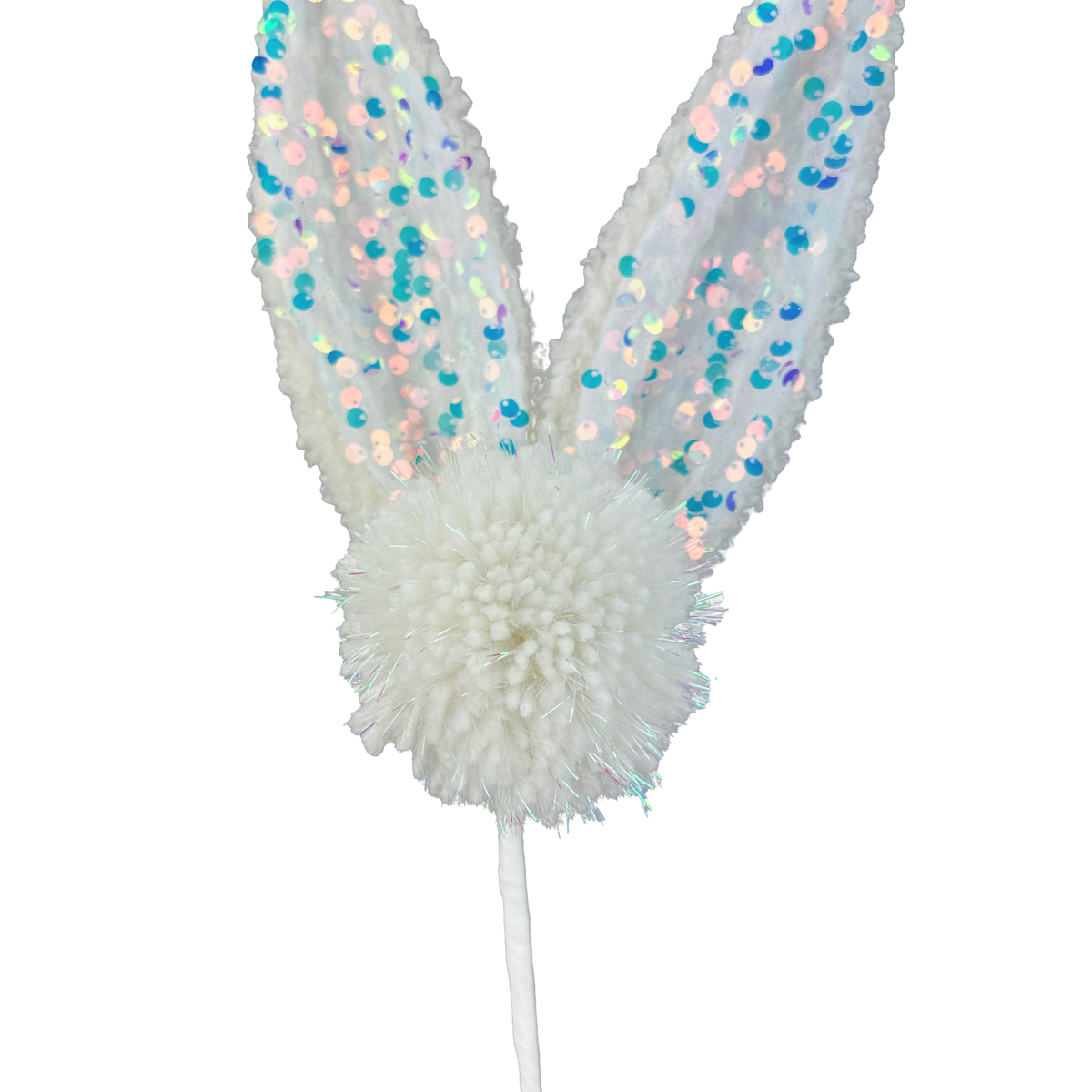 23" Pom Pom White Bunny Spray – Alexander and Company