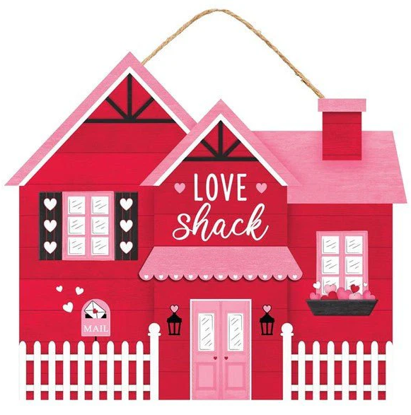 11.25" Love Shack House Sign – Alexander and Company
