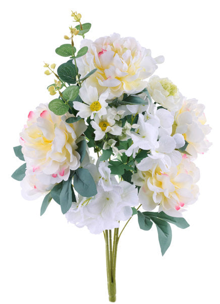 24"L Rose/Hydrangea/Eucalyptus/Lf Bush – Alexander and Company