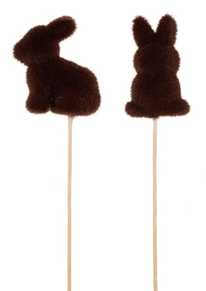 2 Asst 12" Flocked Rabbit Pick – Alexander and Company