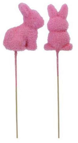 2 Asst 12" Flocked Rabbit Pick – Alexander and Company