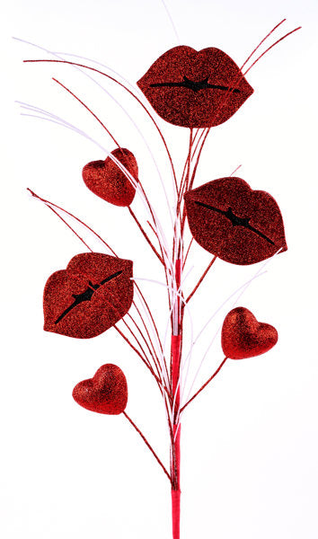 30"L Lips/Hearts/Fishline Felt Spray – Alexander and Company