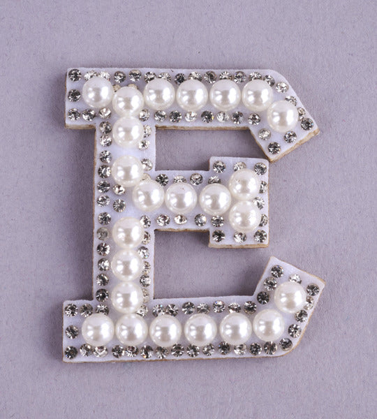 1.75" Pearl/Crystal Letter "E" Sticker – Alexander and Company