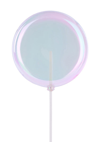 5" x 12" Clear Iridescent Lollipop W/Stick – Alexander and Company