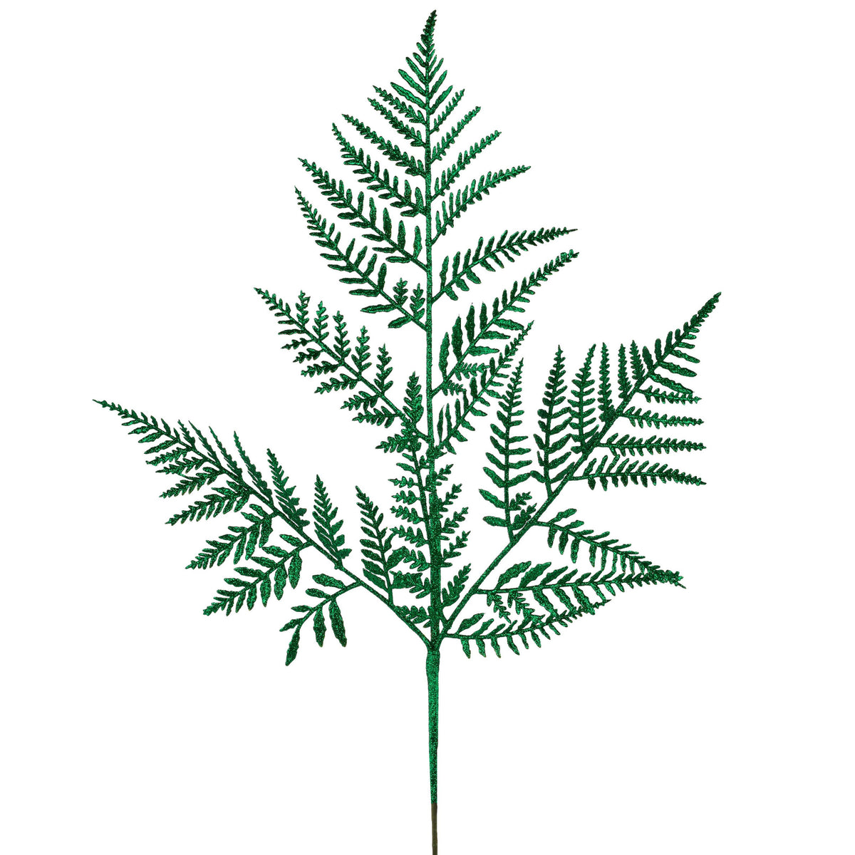 18.5"L Glitter Fern Leaf Spray – Alexander and Company